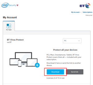 BT Virus Protect app | BT Help