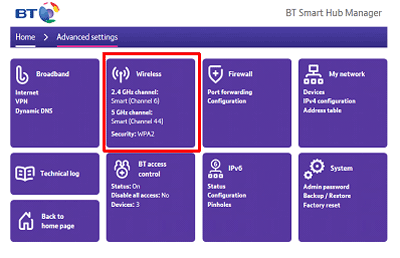 How do I change the wi-fi channel on my BT Hub | BT Help